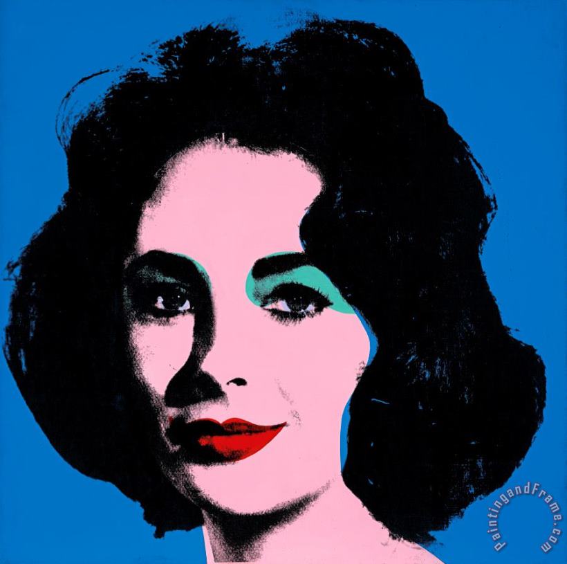 Andy Warhol Liz [early Colored Liz], 1963 painting - Liz [early Colored ...